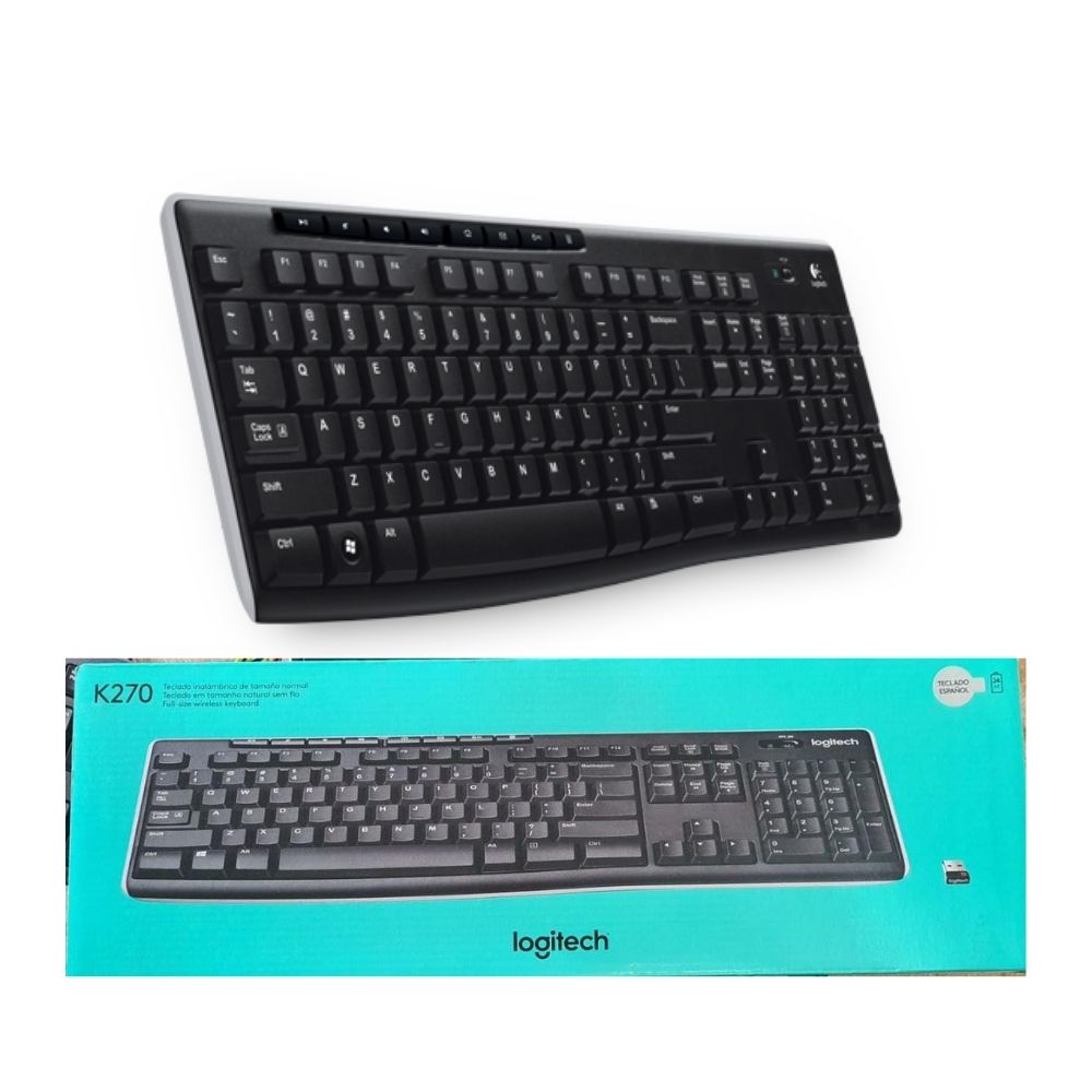 TECLADO INALÁMBRICO LOGITECH K270 - Megasystems