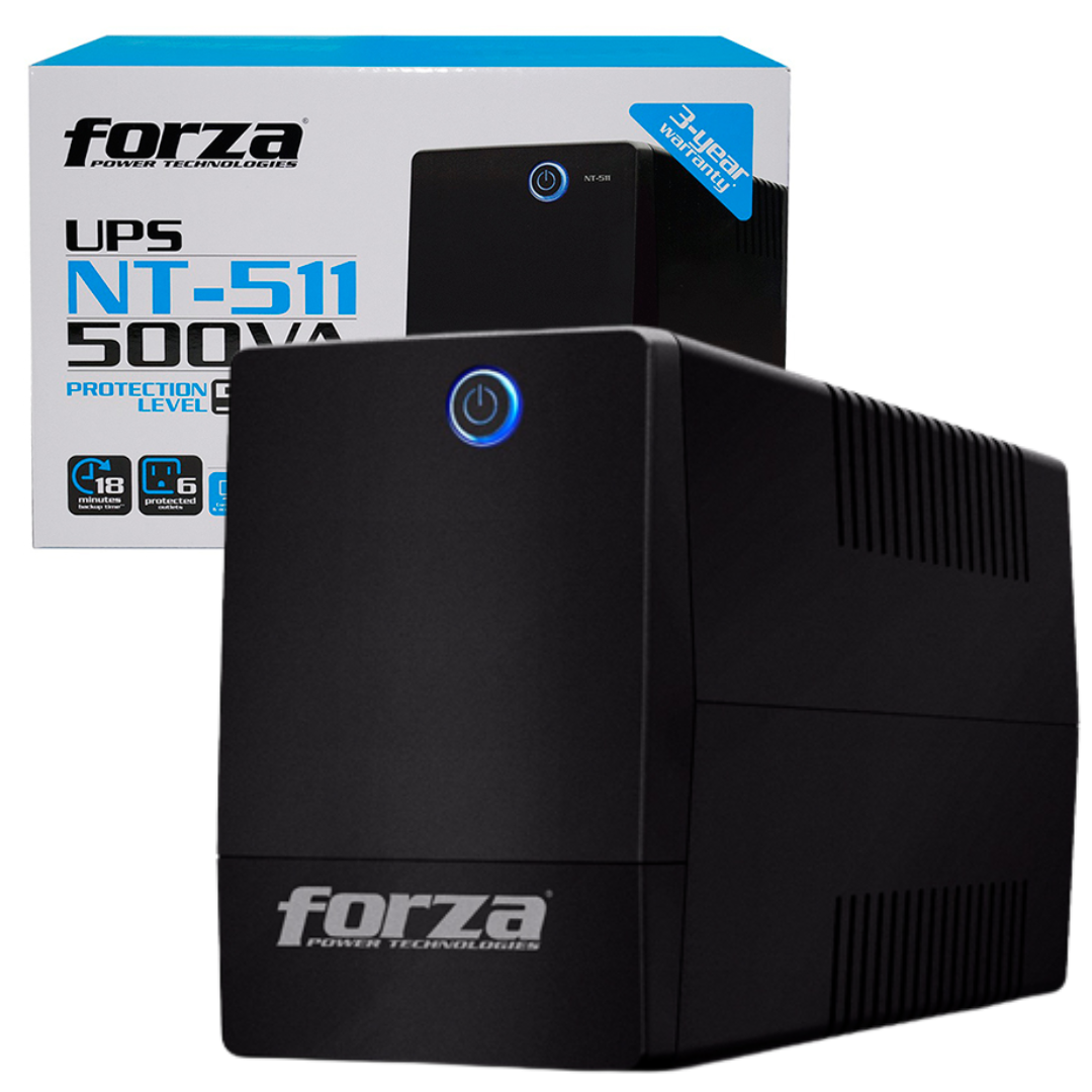 UPS FORZA NT-511 500VA 6 TOMAS Y RJ11 - Megasystems